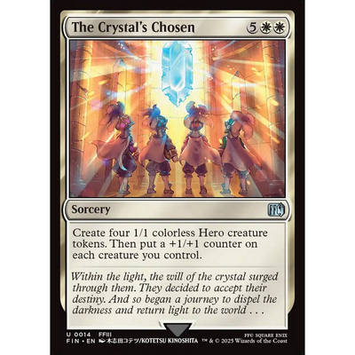 【北境卡牌】万智牌 水晶召选者The Crystal's Chosen FIN英平/闪