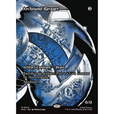 【北境卡牌】万智牌 能缰吞噬兽 Arcbound Ravager PZA 英文平卡