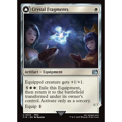 万智牌 封印宝珠 Crystal Fragments FIN 英文平/闪卡 银