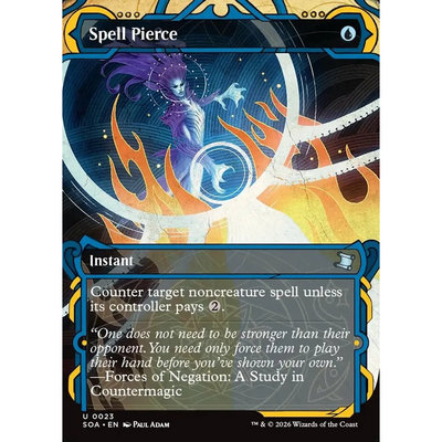 【北境卡牌】万智牌 点破咒语 Spell Pierce SOA 英文平/闪卡 银