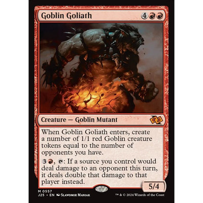 【北境卡牌】万智牌 巨型鬼怪 Goblin Goliath J25 英文平卡 秘稀