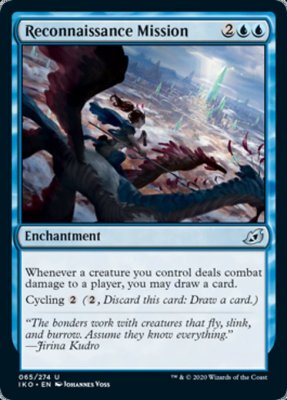 万智牌侦察任务IKO英文平卡银