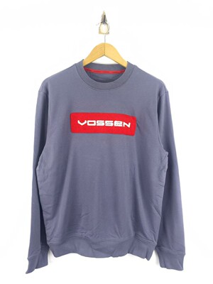 vossen轮毂品牌 灰蓝色男款套头卫衣