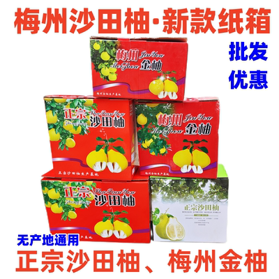空纸箱正宗沙田柚梅州金柚礼盒