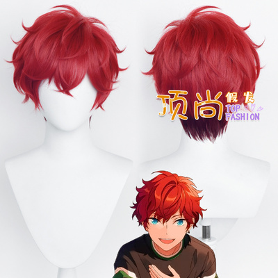 偶像 ES 梦幻祭2 ALKALOID 天城一彩 cos假发 打毛工艺反翘