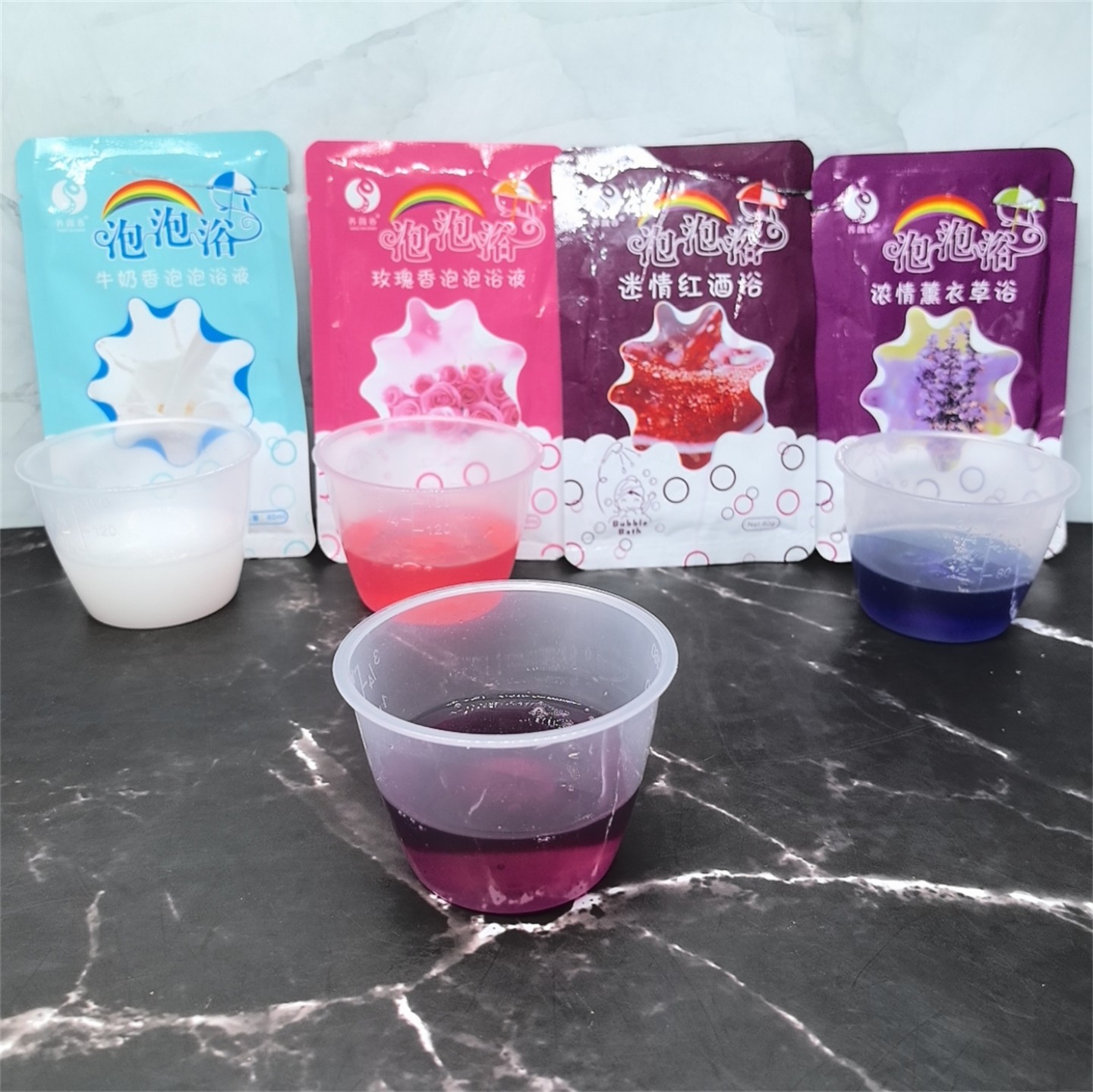 20袋玫瑰泡泡浴滋润肌肤20袋包邮可搭配玫瑰花瓣泡澡泡脚温泉