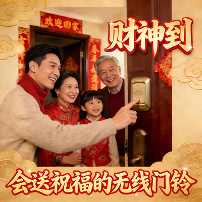 无线门铃家用超远距离插电正品