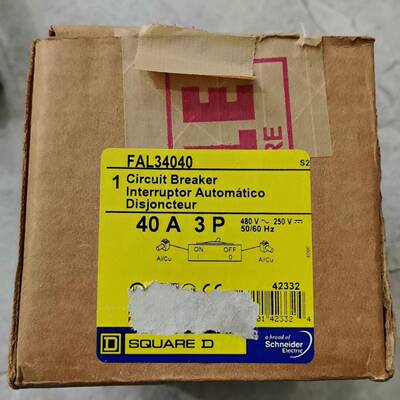 可维修SQUARE-D断路器 FAL34040美商实块，40A议价