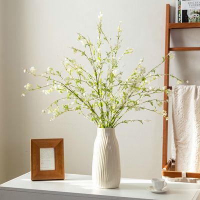 掬涵雪柳枝一束仿真花干花假花装饰摆件客厅餐桌花高端仿生花束