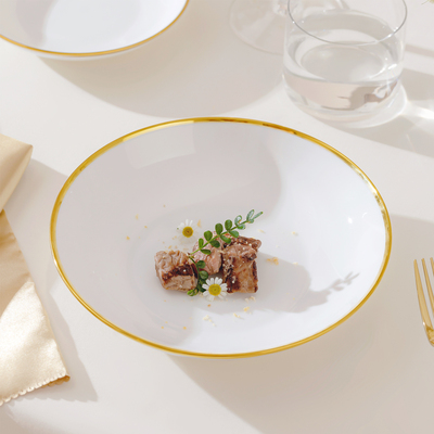 欧式金边盘陶瓷创意网红家用餐具