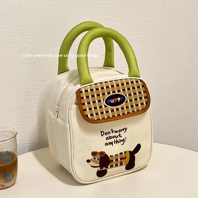 便当袋饭盒手提袋子餐盒保温加厚铝箔上班族洋气提饭包小学生餐包