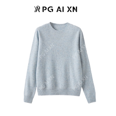 【甜甜粉丝专享】PG Ai XN品归一线成衣点子纱100%绵羊毛圆领2911