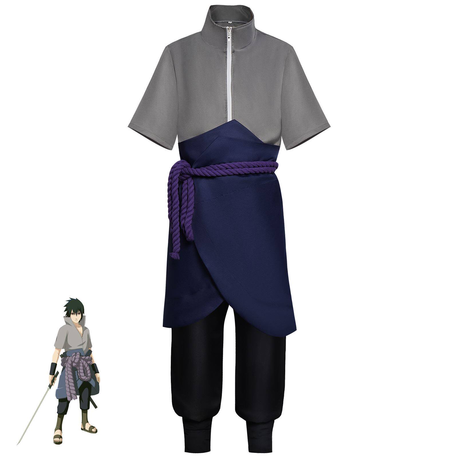 万圣节cos服装忍者cos疾风宇智波佐助四代cosplay舞台表演服男装