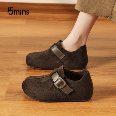 15mins内增高加绒棉鞋女2025新款