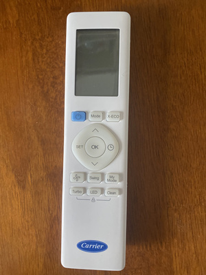 HK適用開利空調遙控器 RG10A5(U)BGEF  12EAVX型號窗口冷氣機遙控