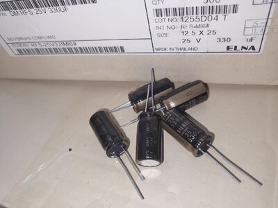ELNA音频发烧电解电容器铜脚