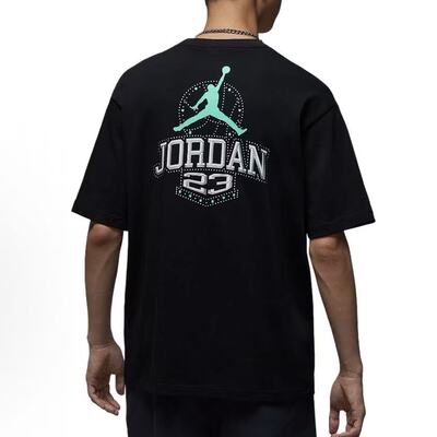 NIKE耐克JORDAN男夏季圆领休闲宽松透气短袖T恤IM3354-010