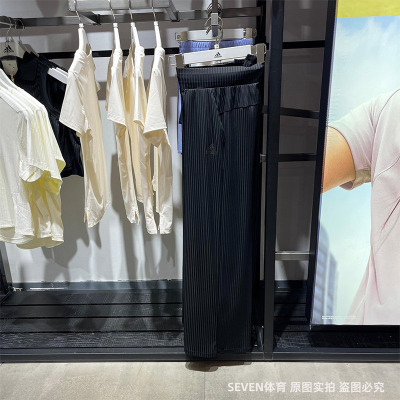 正品Adidas/阿迪达斯夏季新款女子简约宽松直筒休闲运动裤JC5665