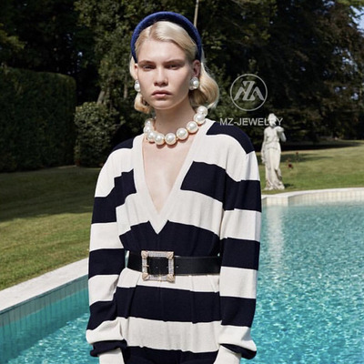 欧美夸张配饰珍珠项链