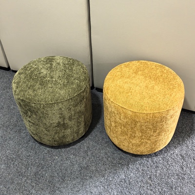 高档圆凳子布艺沙发凳矮凳换鞋凳