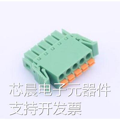 KF2EDGKNG-3.81-5P 插拔式接线端子 3.81mm 1x5P 排数:1 每排P数: