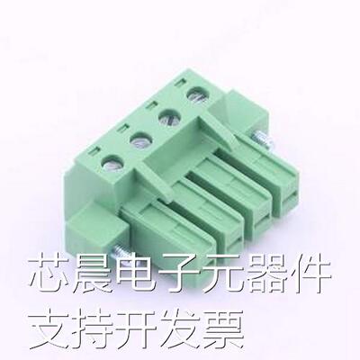 KF2EDGSKM-7.62-4P 插拔式接线端子 7.62mm 1x4P 排数:1 每排P数: