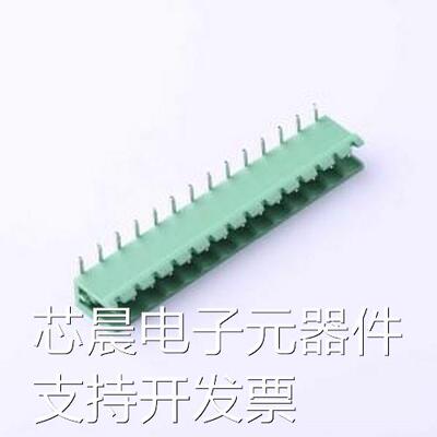 DB2ERF-5.08-14P-GN 插拔式接线端子 5.08mm 1x14P 排数:1 每排P