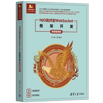 【官方正版新书】NIO高并发WebSocket框架开发（微课视频版） 刘宁萌 清华大学出版社 NIO；高并发