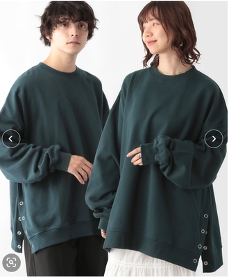 日单RB新款圆领宽松大码毛圈卫衣休闲百搭套头长袖上衣男女同款