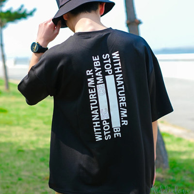 Kiddielove 日本代购 童装 RAT 凉感易干燥宽版落肩图案短袖T恤