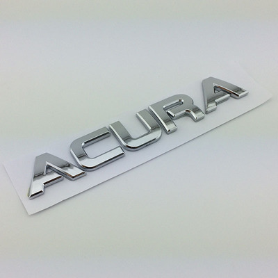 适用于讴歌ACURA车标阿库拉英文字母标志MDX/RDX/TLX/ZDX后备箱标