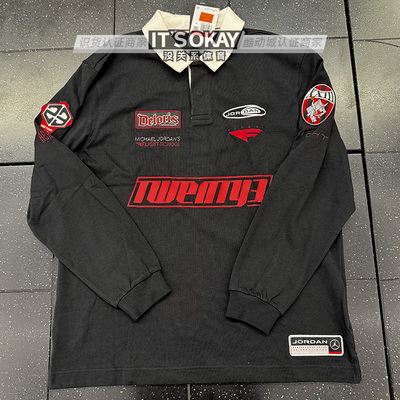 Jordan男子长袖翻领POLO衫T恤