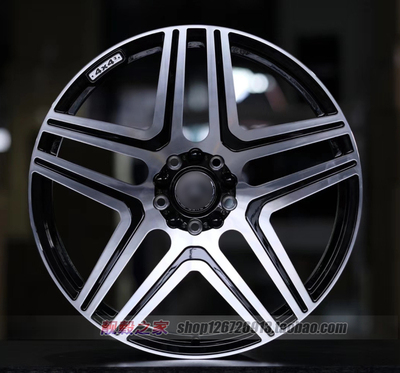 20/21/22寸适用奔驰G500 G55 G63 GLS GLE GL450 ML350锻造轮毂