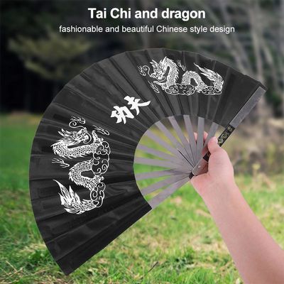 Stainless steel Tai Chi fan Kung Fu fan