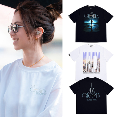 gem邓紫棋演唱会周边短袖衣服