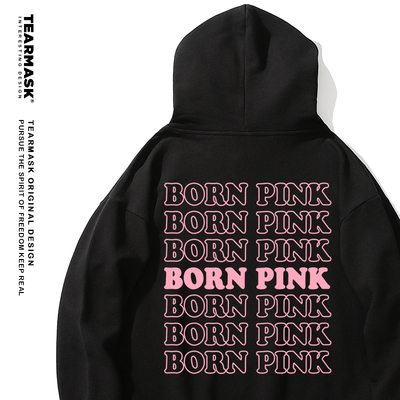 blackpink周边联名卫衣秋2025世巡演唱会JENNIE同款连帽衣服lisa