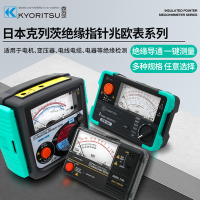 日本共立3165指针兆欧表1000V