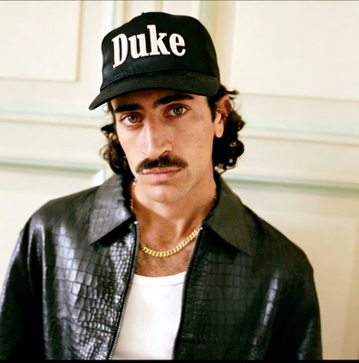 Duke + Dexter Racing Caps 英国伦敦街潮黑色缎面软顶老爹帽弯檐