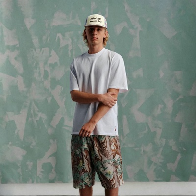 Mermaid Beach Trucker Hat 澳洲冲浪滑板潮牌扎染迷彩网帽货车帽