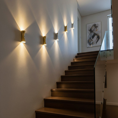 Hourglass wall lamp, night light, human body sensing沙漏壁灯