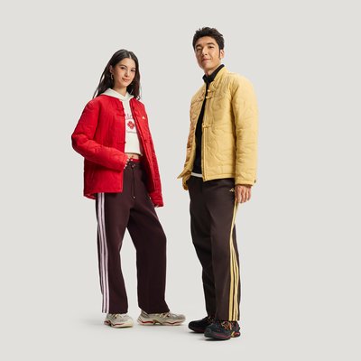 阿迪达斯男女新中式棉服KQ5097