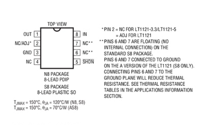 进口原装  LT1121ACS8-3.3 LT1121AIS8-3.3 LT1121A-3.3 现货