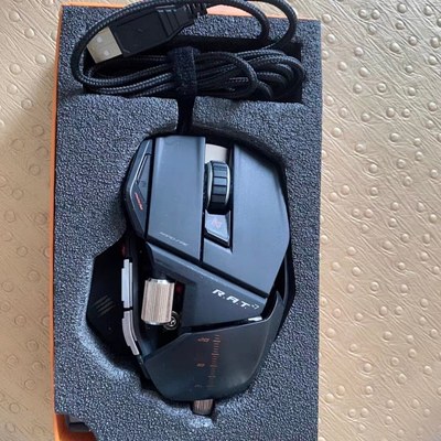 美加狮MadCatz RAT7游戏鼠标电竞游戏优选可编程赛钛客  6400DPI