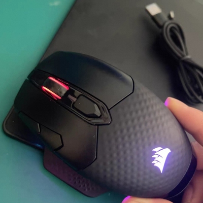 美商海盗船DARK CORE  RGB  PRO SE二代暗影无线游戏电竞RGB鼠标