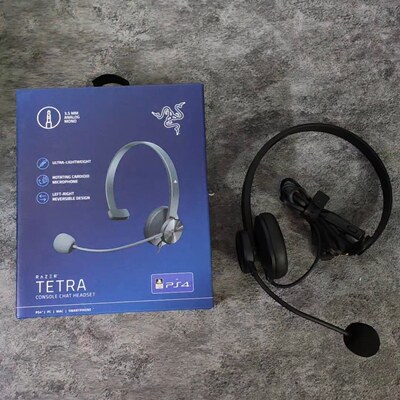 Razer雷蛇Tetra霓幻战鳍有线头戴式单耳全平台多功能通信游戏耳麦
