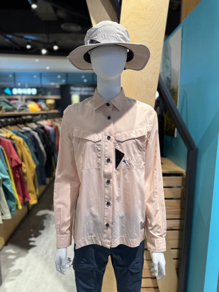 NNYY韩代Klattermusen攀山鼠女士轻薄户外防晒长袖衬衫10372_虎窝淘