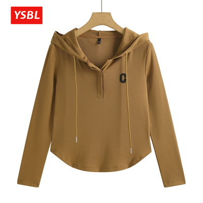 2026春夏新款长袖t恤女薄款