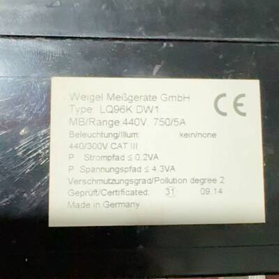 议价weigei千瓦表可维修翻新