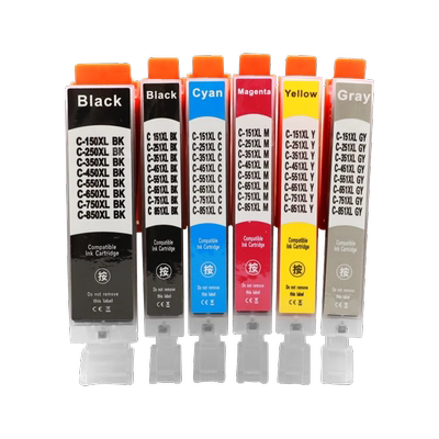 雄彩适用佳能PGI-750 CLI751墨盒Canon PIXMA MG5470 5670 6370 6470 6670 7170 7570打印机墨盒墨水750 751