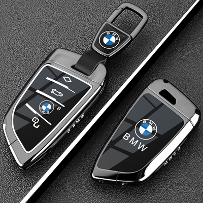 适用宝马530钥匙套325Li五系1系7系118i壳i3车ix3X1X2X3X4X5X6扣